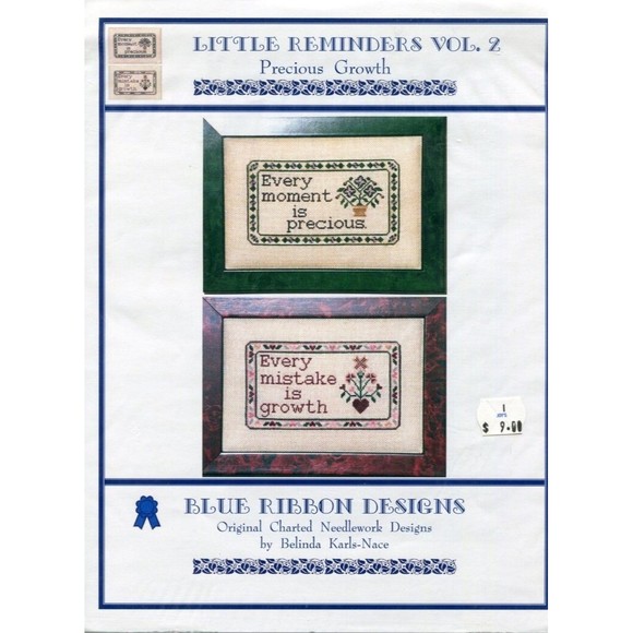 Blue Ribbon Designs | Other | Cross Stitch Chart Blue Ribbon Designs ...